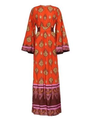 Johanna Ortiz Printed Kaftan - Red
