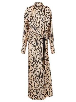 Sportmax Printed Silk Twill Gown - No
