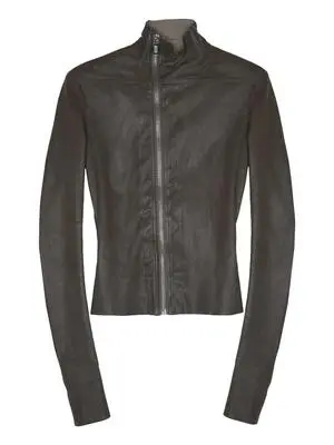 Rick Owens High-neck Zip-up Casual Jacket - Black