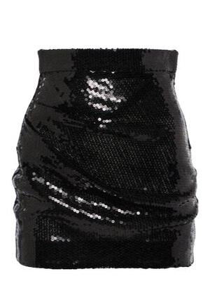 Alex Perry High-rise Sequined Mini Skirt - Black