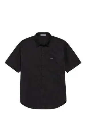 Balenciaga Workwear Short Sleeve Shirt - Black
