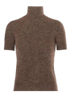 RALPH LAUREN Ralph Lauren High-Necked Short-Sleeve Sweater