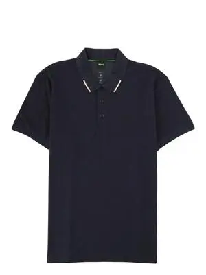 Hugo Boss Piqué Polo Shirt - Black