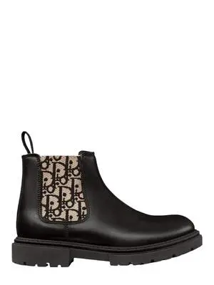 Dior Logo Boots - Black