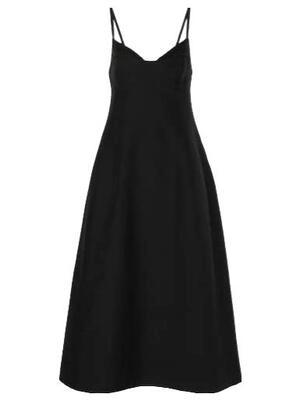 Co Sleeveless Midi Dress - Black