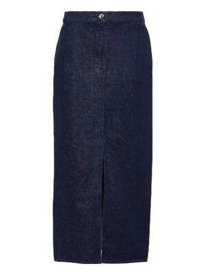 MAGDA BUTRYM Magda Butrym Low-Rise Denim Maxi Skirt