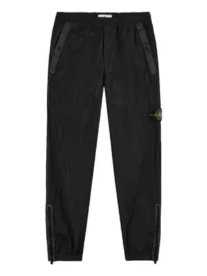 Stone Island Elastic Waist Sports Pants - Black