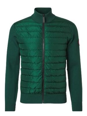 Canada Goose Quilted Down And Merino Wool Jacket - Green