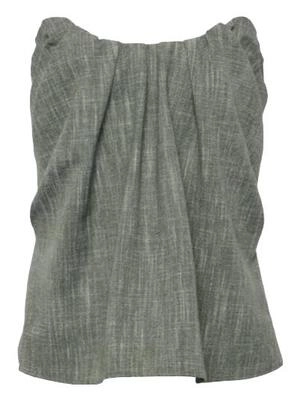 Co Pleated Blouse Sleeveless - Gray