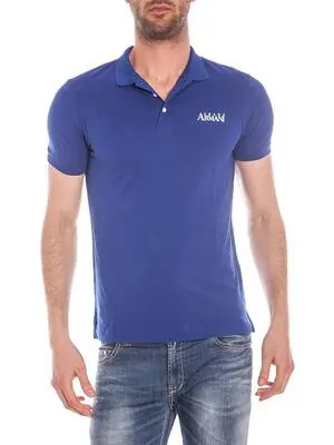 Emporio Armani Short-sleeved Polo Shirt - Blue