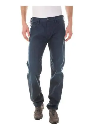 Emporio Armani Logo Detail Denim - Black