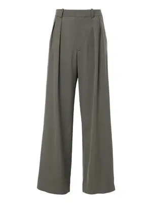 Wardrobe.NYC High-waisted Wide-leg Tailored Trousers - Black