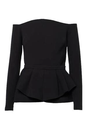 SAFIYAA LONDON Safiyaa London Off-Shoulder Peplum Top