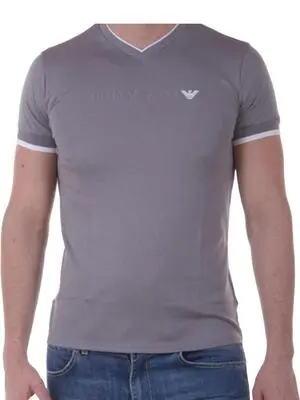 Emporio Armani Logo T-shirt Gray