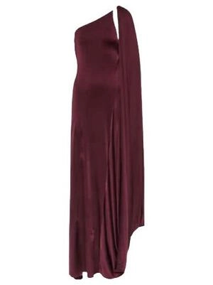 Stella McCartney One-shoulder Gown - Red