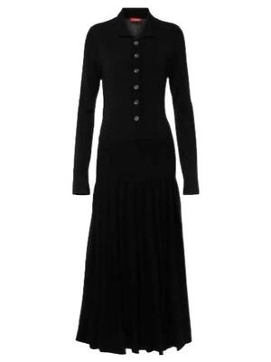 ALTUZARRA Altuzarra Delorme Midi Dress With Button Closure And Pleated Skirt