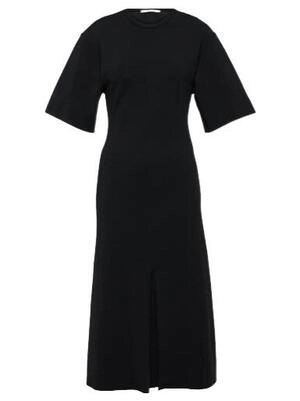 Stella McCartney Ruffled Midi Dress - Black