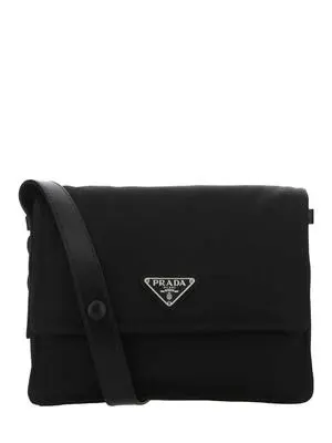 Prada Cini Small Re-nylon Messenger Bag - Black