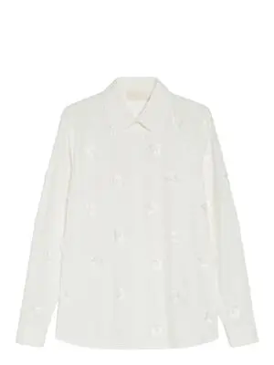 IBLUES IBlues Embroidered Cotton Poplin Shirt
