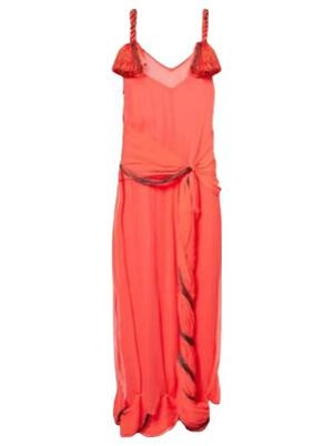 J.W.ANDERSON Draped Maxi Dress - Orange