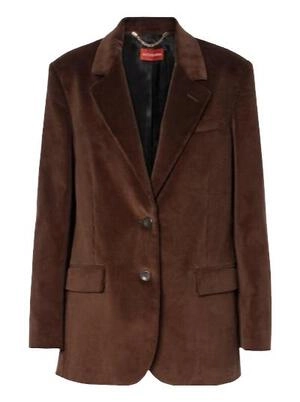Altuzarra Jules Cotton Corduroy Blazer - Red