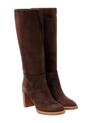 Gabriela Hearst Bocca Suede Knee-high Boots - Black