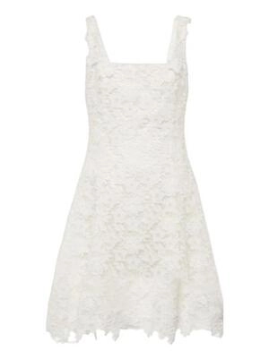 SAFIYAA LONDON Marrie Lace Mini Dress - White