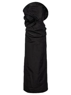 MAGDA BUTRYM Magda Butrym Floral-Appliqué Silk Taffeta Gown