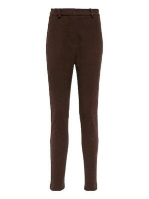 Magda Butrym High-rise Cotton Skinny Pants - Black