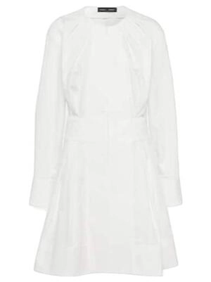 Proenza Schouler Eileen Cotton Poplin Mini Dress - White