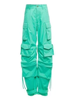 Attico Fern Cargo Pants - Green