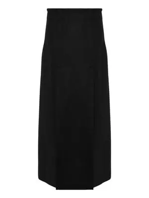Proenza Schouler High-waisted Long Skirt With Slits - Black