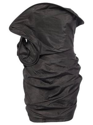 Magda Butrym Silk Taffeta Strapless Mini Dress - Black