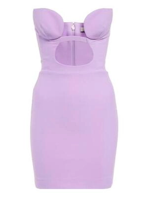 NENSI DOJAKA Cutout Minidress - Purple