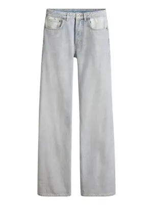 Dior Cuffed Regular-fit Jeans - Light Blue