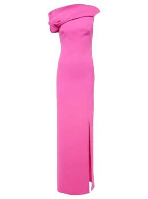 SAFIYAA LONDON Dara Crepe Gown - Pink