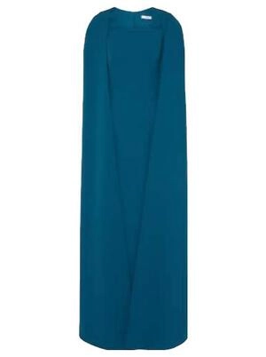 SAFIYAA LONDON Cinza Caped Gown - Blue