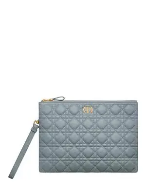 Dior Caro Large Pouch - Gray