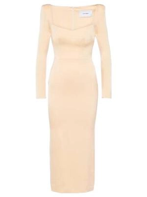ALEX PERRY Alex Perry Satin Midi Dress