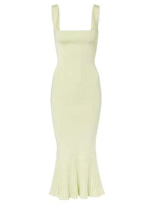 Galvan Atalanta Midi Dress - Nude