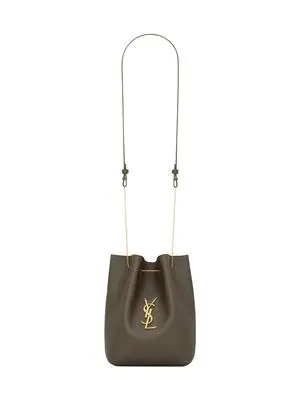 Saint Laurent Logo Chain Crossbody Bag - Green