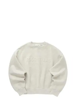 Fear Of God Crewneck Sweatshirt With Embossed Logo - White