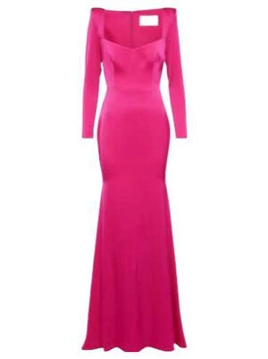 Alex Perry Satin Gown - Pink