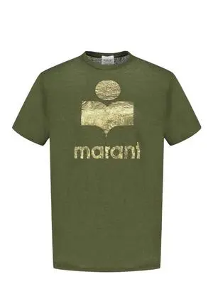 Isabel Marant Étoile Marant Logo T-shirt - Green