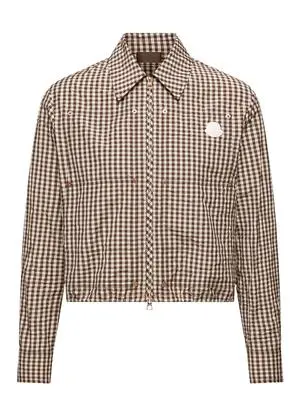 Moncler Plaid Zip-up Shirt - No