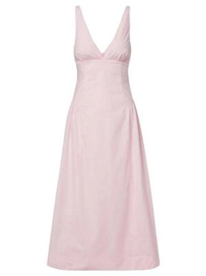 Posse Lindie Cotton Poplin Midi Dress - No