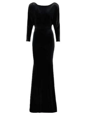 ALEX PERRY Alex Perry Black Velvet Gown