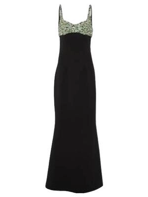 SAFIYAA LONDON Beatriz Embellished Gown - Black