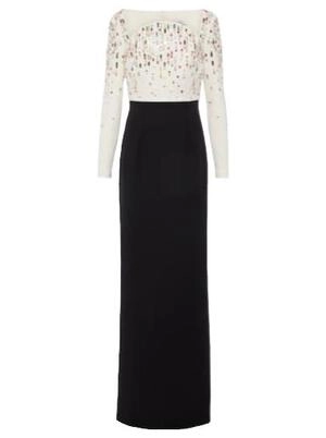 SAFIYAA LONDON Safiyaa London Racha Embroidered Gown