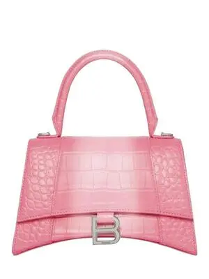 BALENCIAGA Balenciaga Hourglass Embossed Shoulder Bag